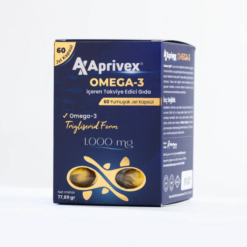 APRİVEX Omega3 60 Jel Kapsül - Life Center Online Satış Mağazası